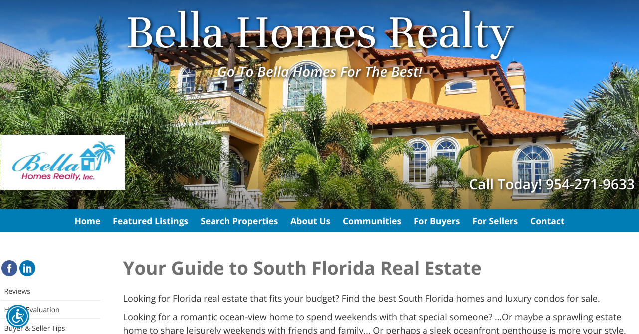 Fort Lauderdale, FL Real Estate - Bella Homes Realty, Inc., REALTOR®