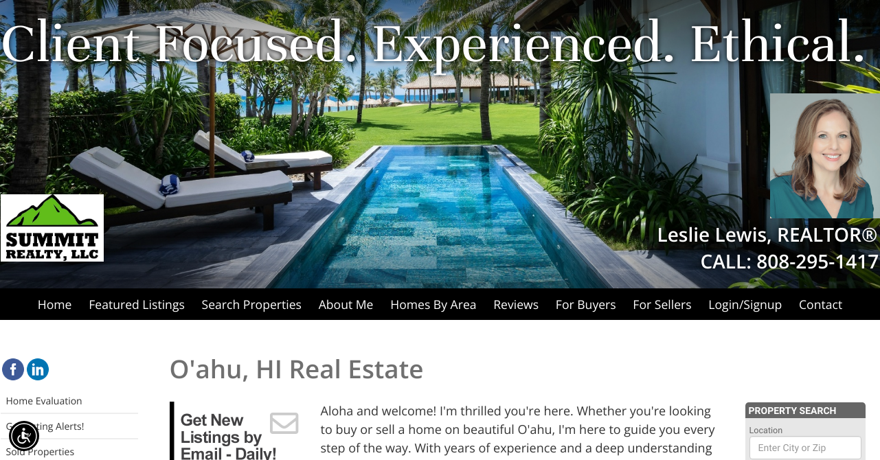 Honolulu, HI Real Estate - Leslie Lewis, REALTOR®