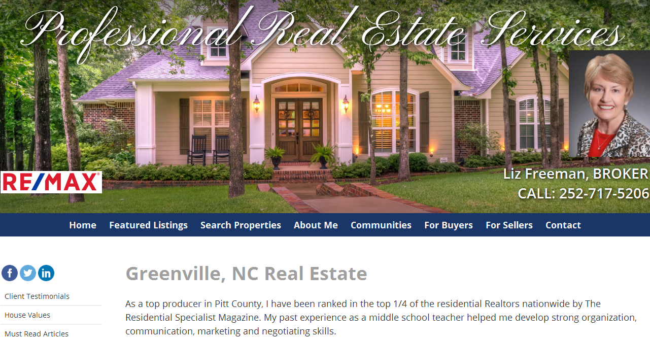 Greenville, NC Real Estate - Liz Freeman, REALTOR®