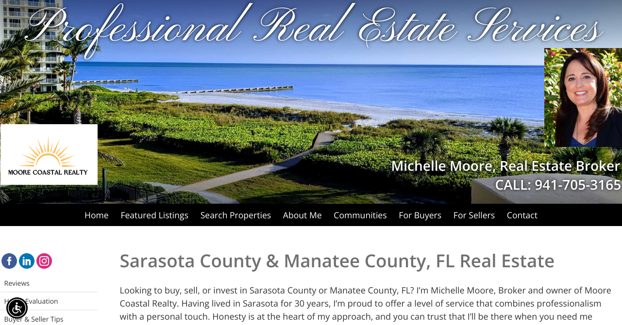 Sarasota, FL Real Estate - Moore Coastal Realty, REALTOR®