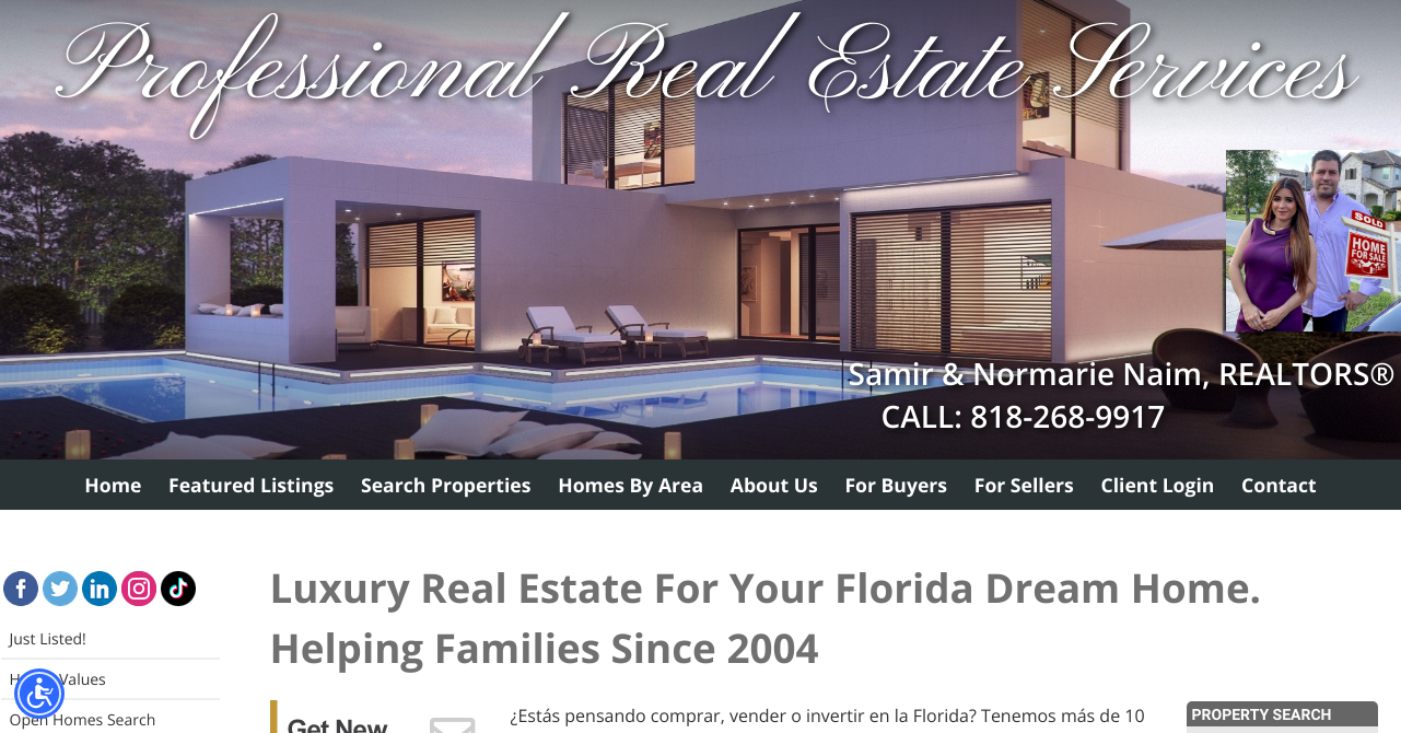 Central and South, FL Real Estate - NAIM REAL ESTATE GROUP