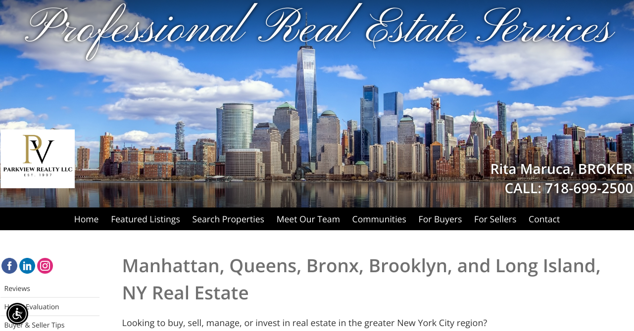 NYC, Queens, Bronx, Brooklyn, Long Island, NY Real Estate - Park View ...