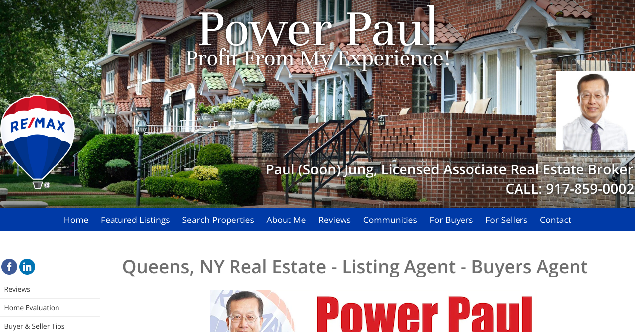 Queens, NY Real Estate - Paul (Soon) Jung, REALTOR®