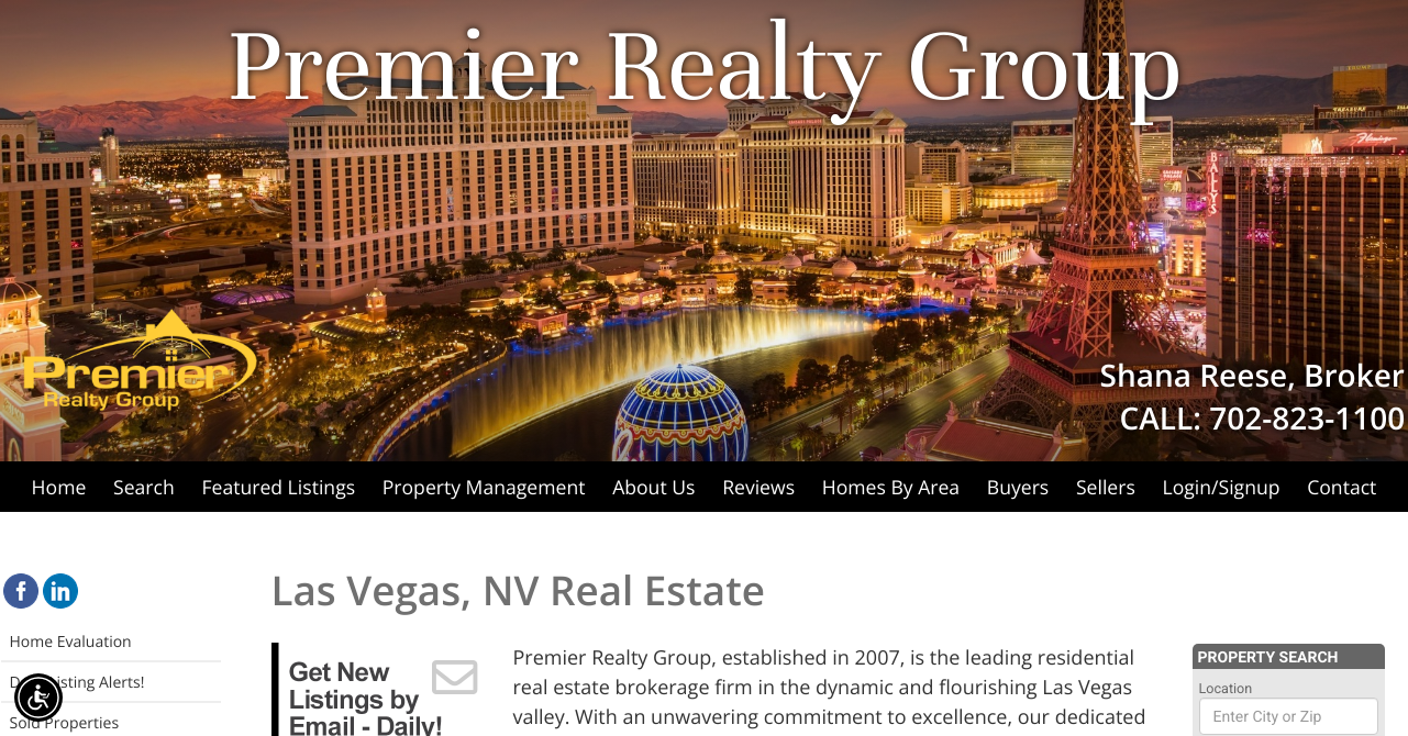 Las Vegas, NV Real Estate - Premier Realty, REALTOR®