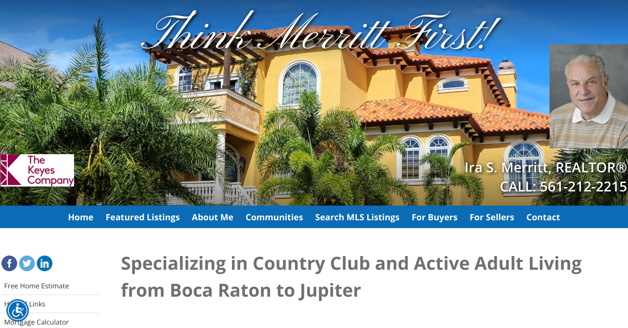 Boca Raton Real Estate, Palm Beach County Florida - Ira Merritt, Realtor