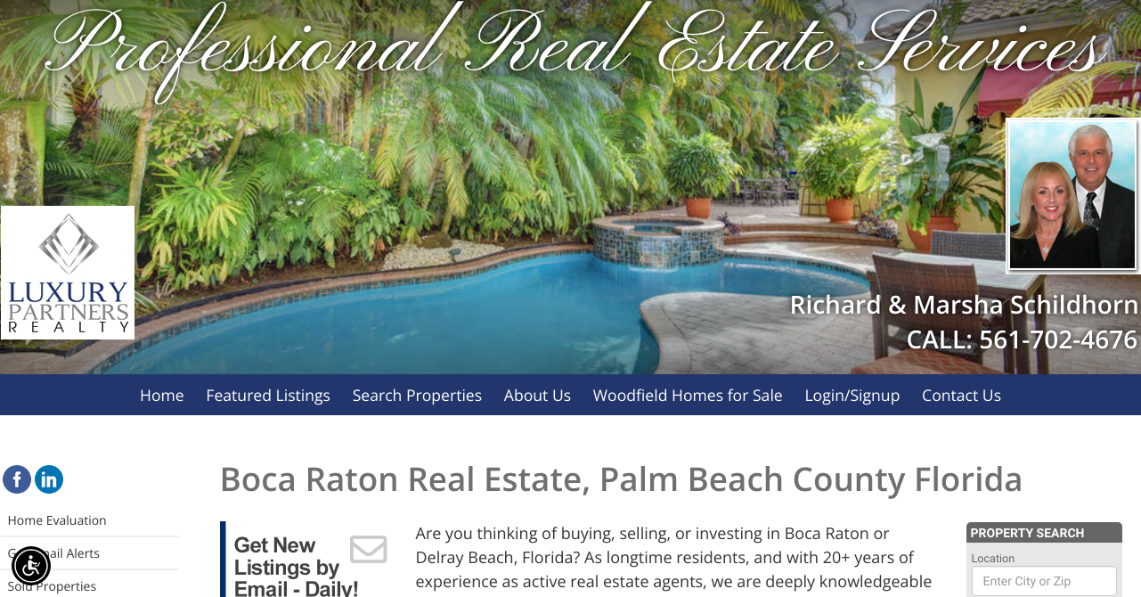 Boca Raton Real Estate, Palm Beach County Florida - Richard and Marsha ...