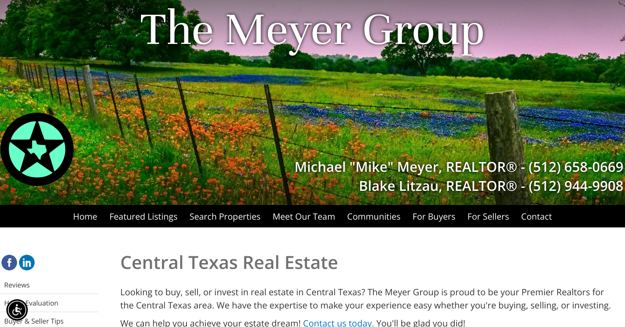 Central Texas, TX Real Estate - About Us - The Meyer Group, REALTOR®
