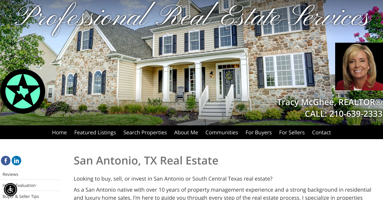 San Antonio, TX Real Estate - About Me - Tracy McGhee, REALTOR®